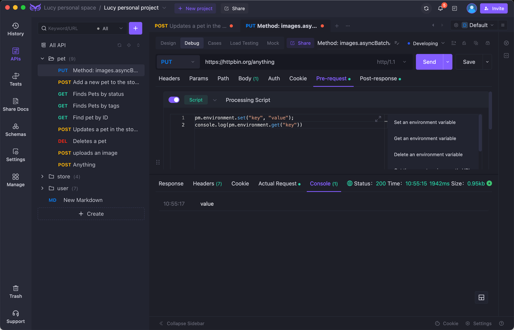 The Best Postman Alternative with Scratch Pad Support